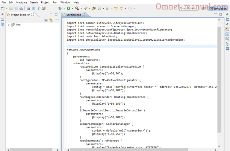 Significant Steps Involved in Writing Code in OMNeT++