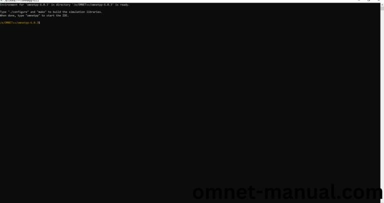 How to install OMNET++ 6.0.3