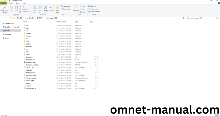 How to install OMNET++ 6.0.3