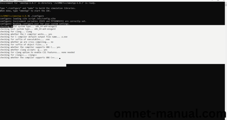How to install OMNET++ 6.0.3