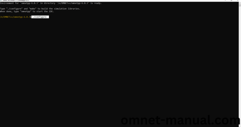 How to install OMNET++ 6.0.3