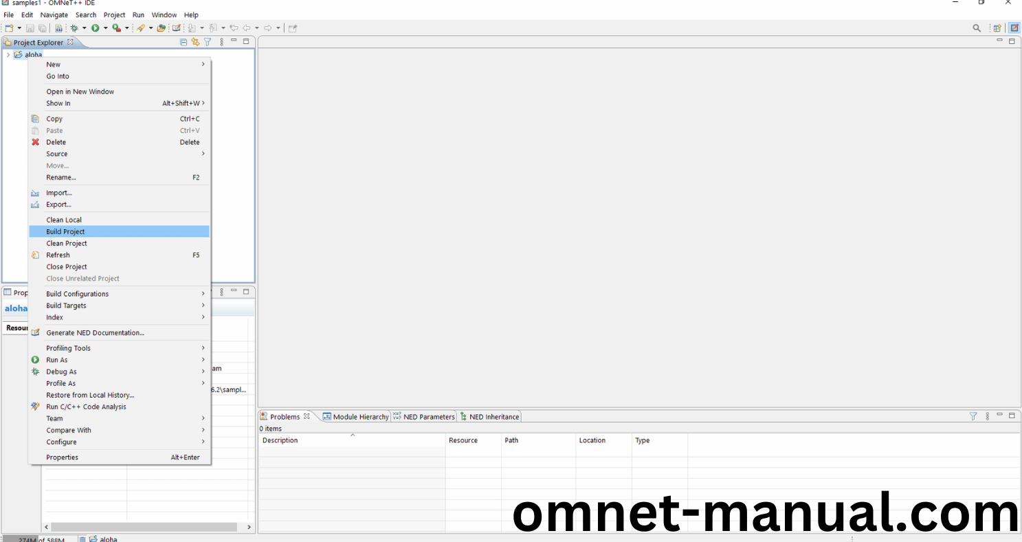 Aloha Building Process – OMNeT++ Simulator Aloha Building Process – OMNeT++ Simulator