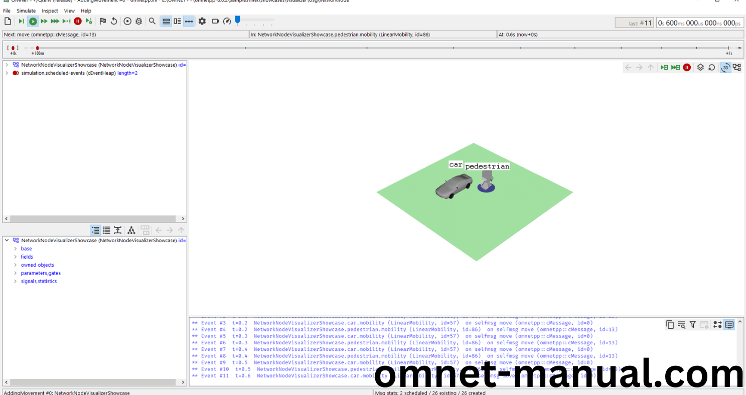 Executing The Example Osg Framework Program Omnet Simulator