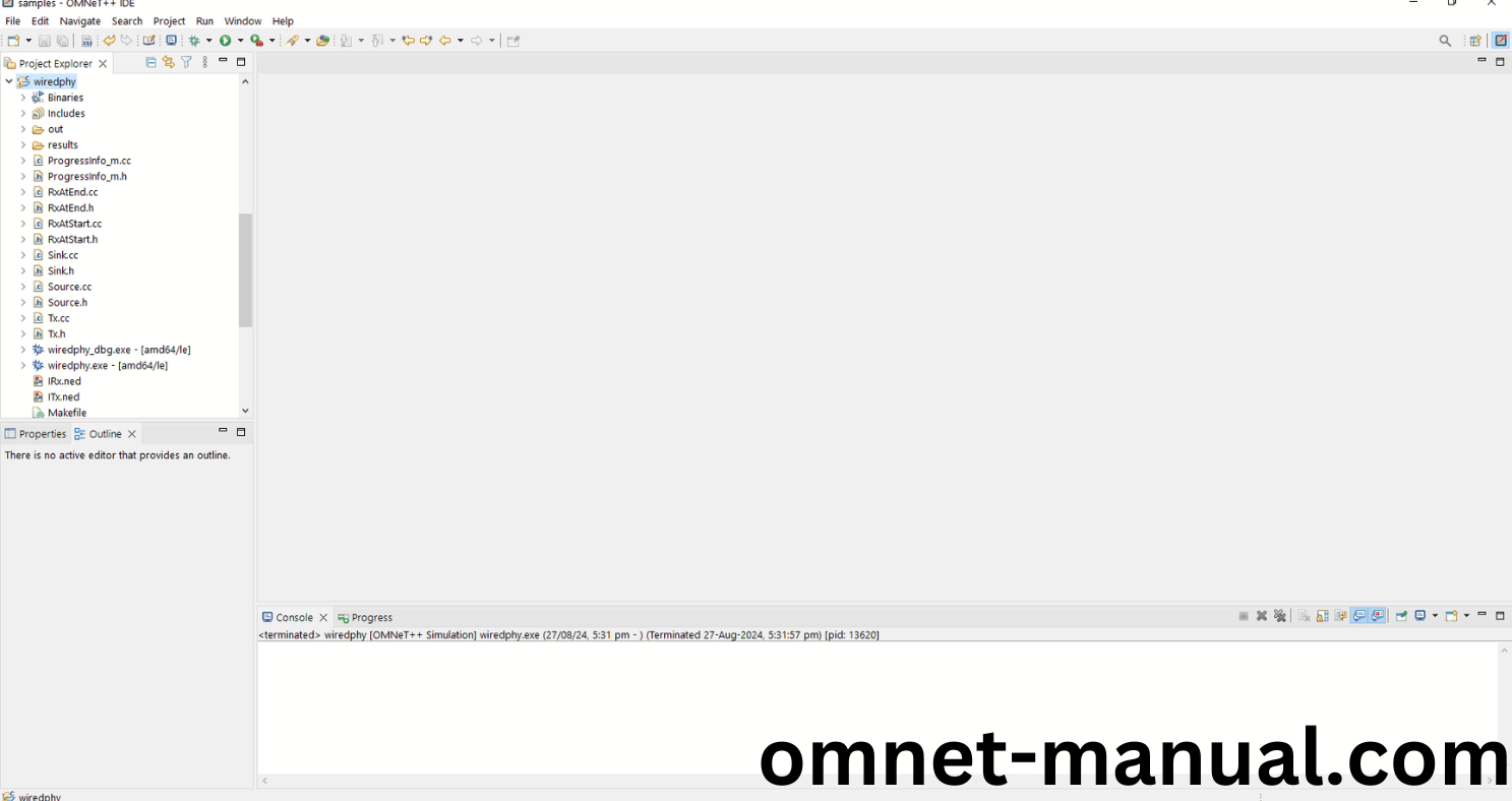 Executing The Example Program Using Cpacketqueue Header File Omnet 6387