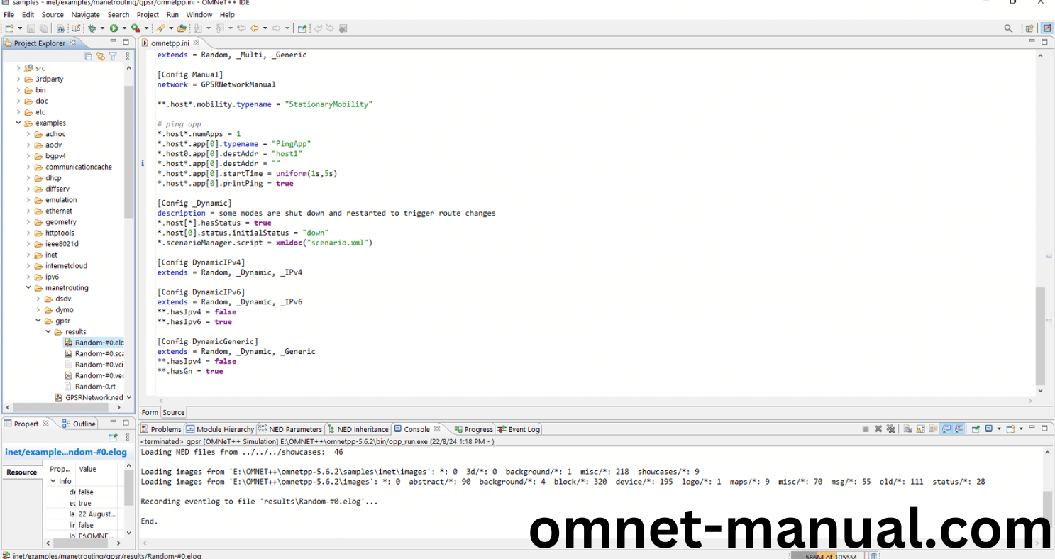 Executing the Example Sequence Chart Tool Framework Program – OMNeT++ ...