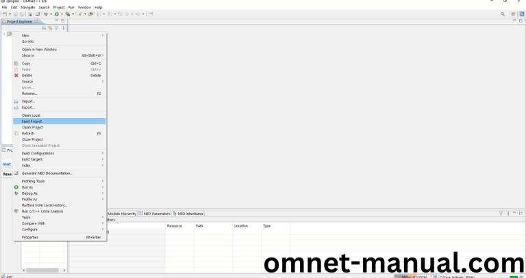 How to run INET Framework packages in OMNET++
