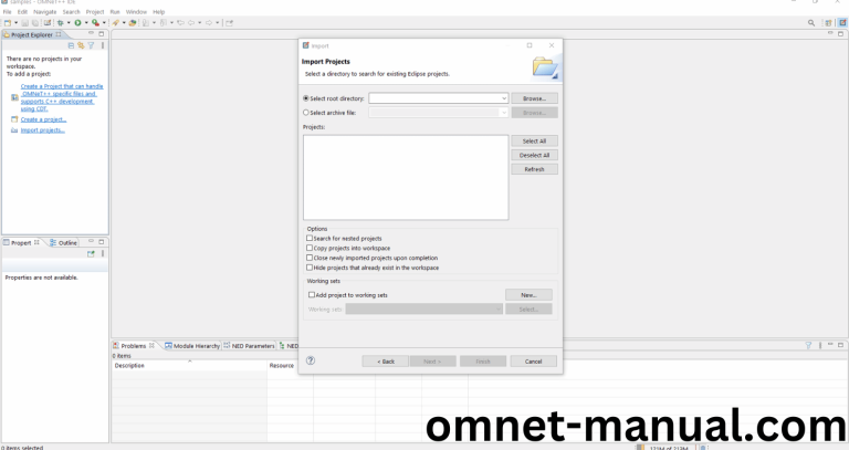 HOW TO RUN VEINS SUMO PACKAGES IN OMNET++