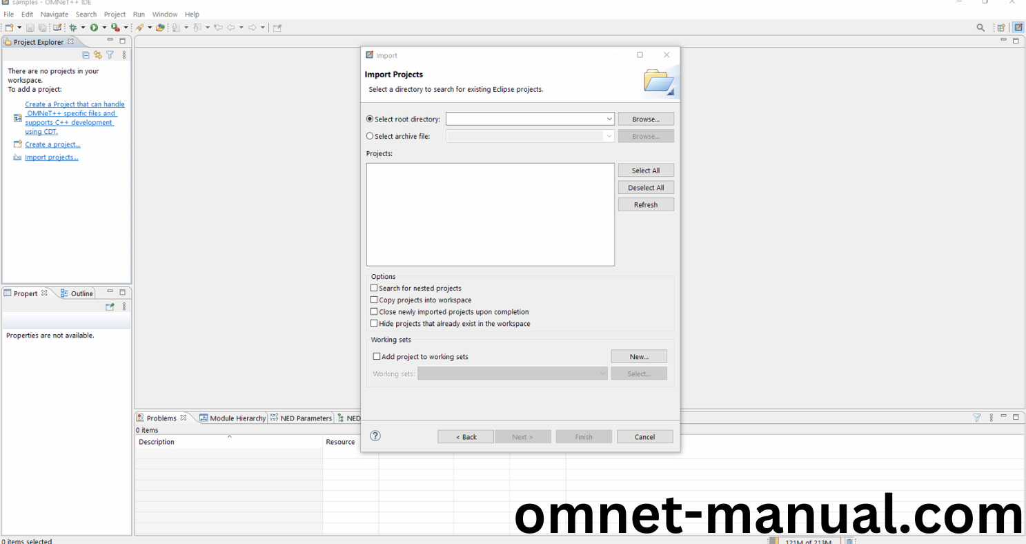 Import Framework in Omnet++ – OMNeT++ Simulator