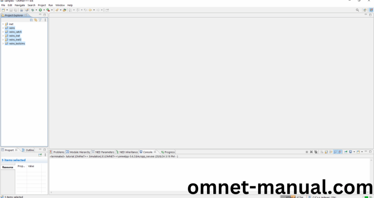HOW TO RUN VEINS SUMO PACKAGES IN OMNET++
