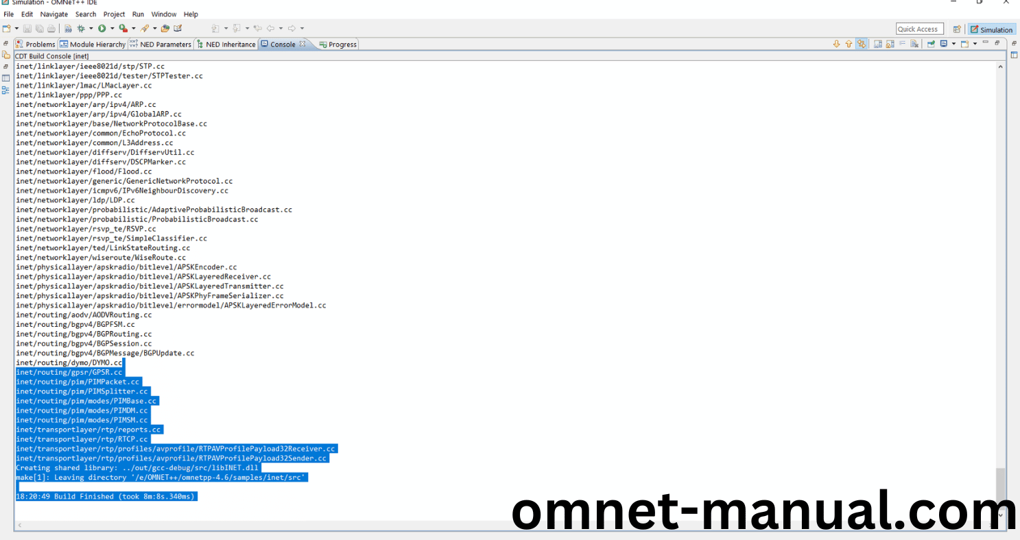 HOW TO RUN TKENV PACKAGES IN OMNET++
