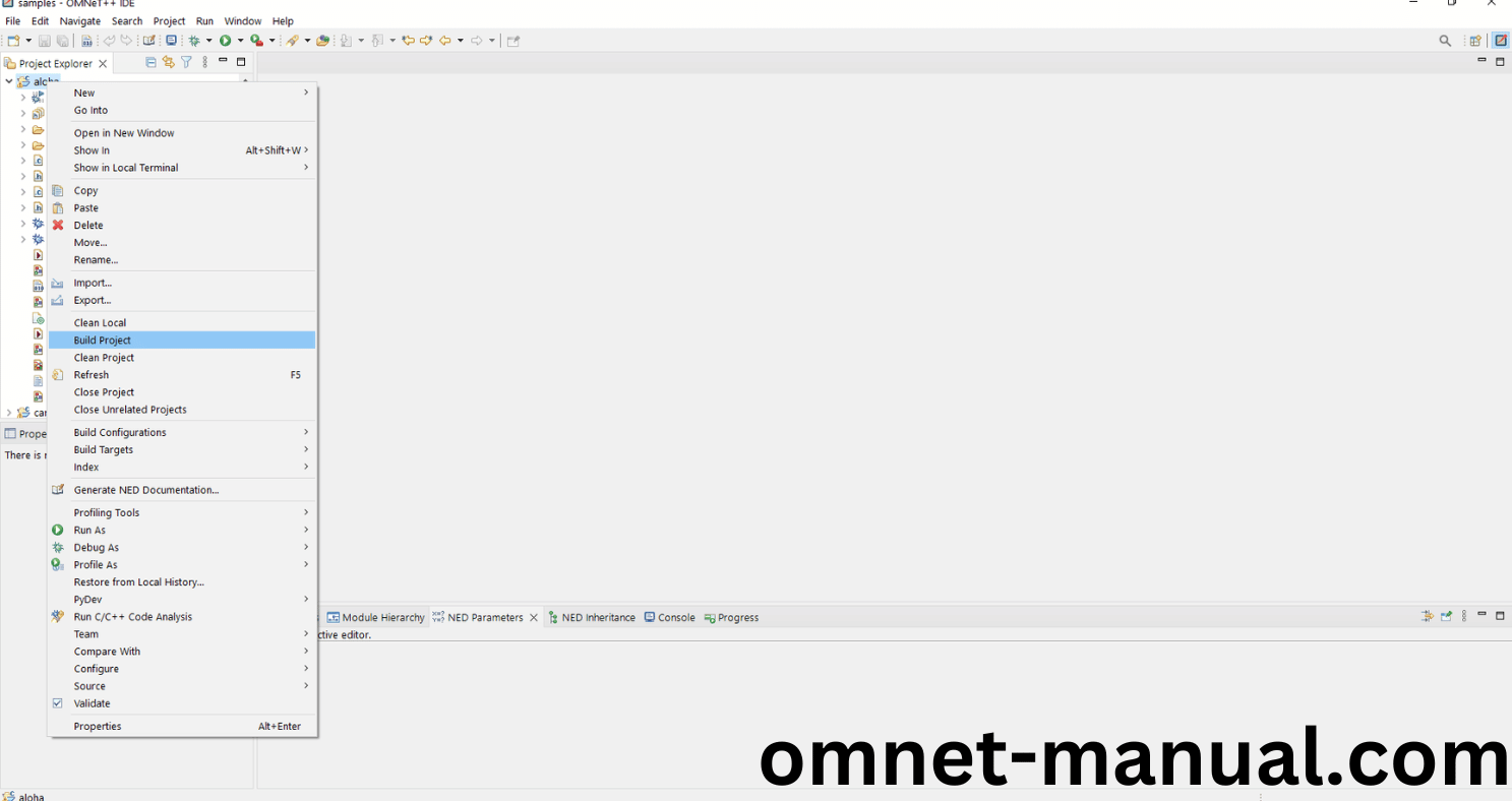 OMNeT++ Building Process – OMNeT++ Simulator