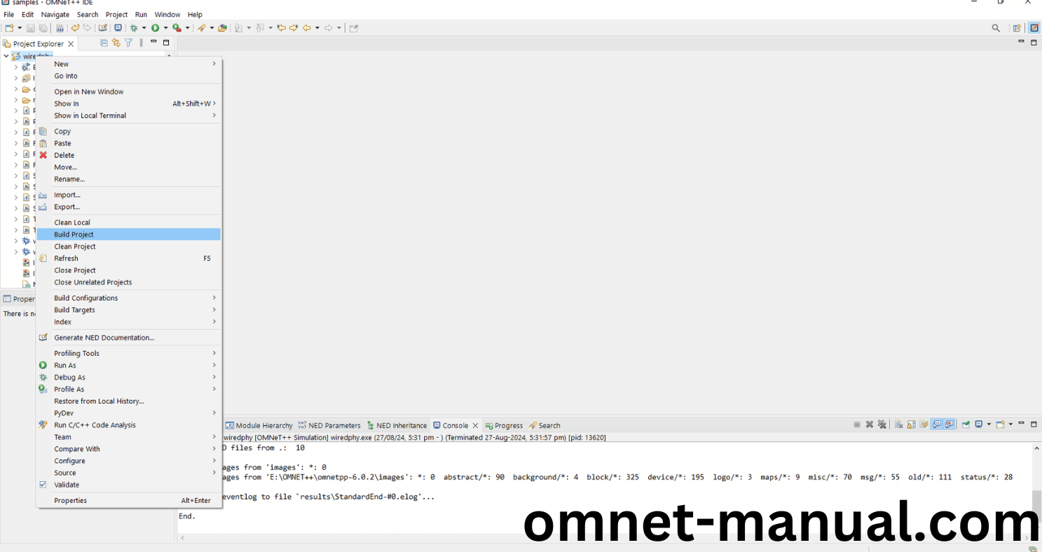 OMNeT++ Building Process – OMNeT++ Simulator