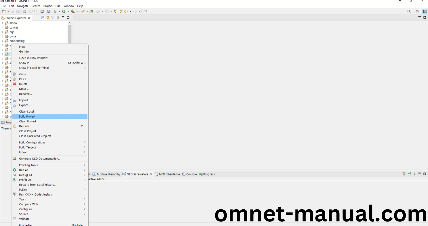 OMNeT++ Building Process – OMNeT++ Simulator
