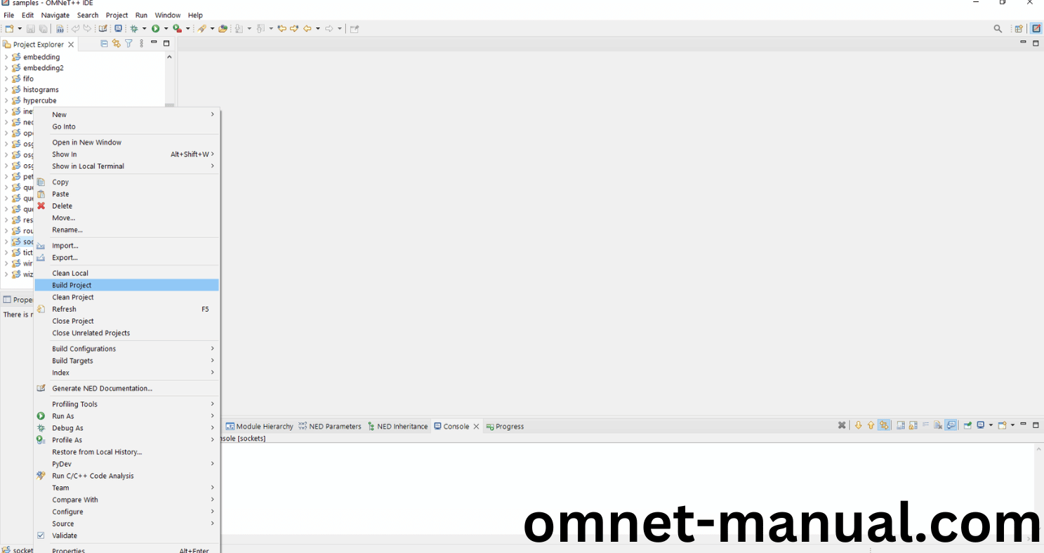 OMNeT++ Building Process – OMNeT++ Simulator
