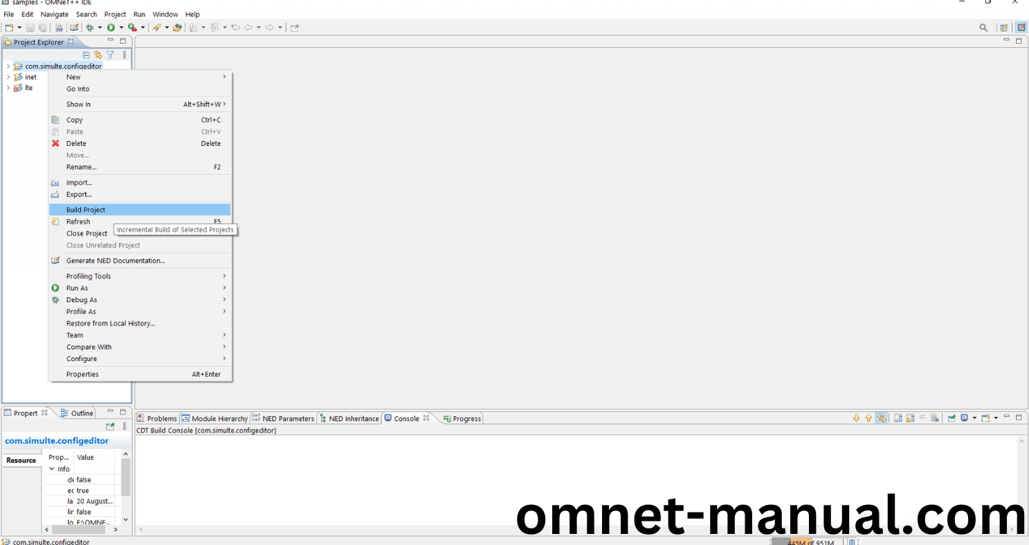 SimuLTE Building Process – OMNeT++ Simulator SimuLTE Building Process – OMNeT++ Simulator