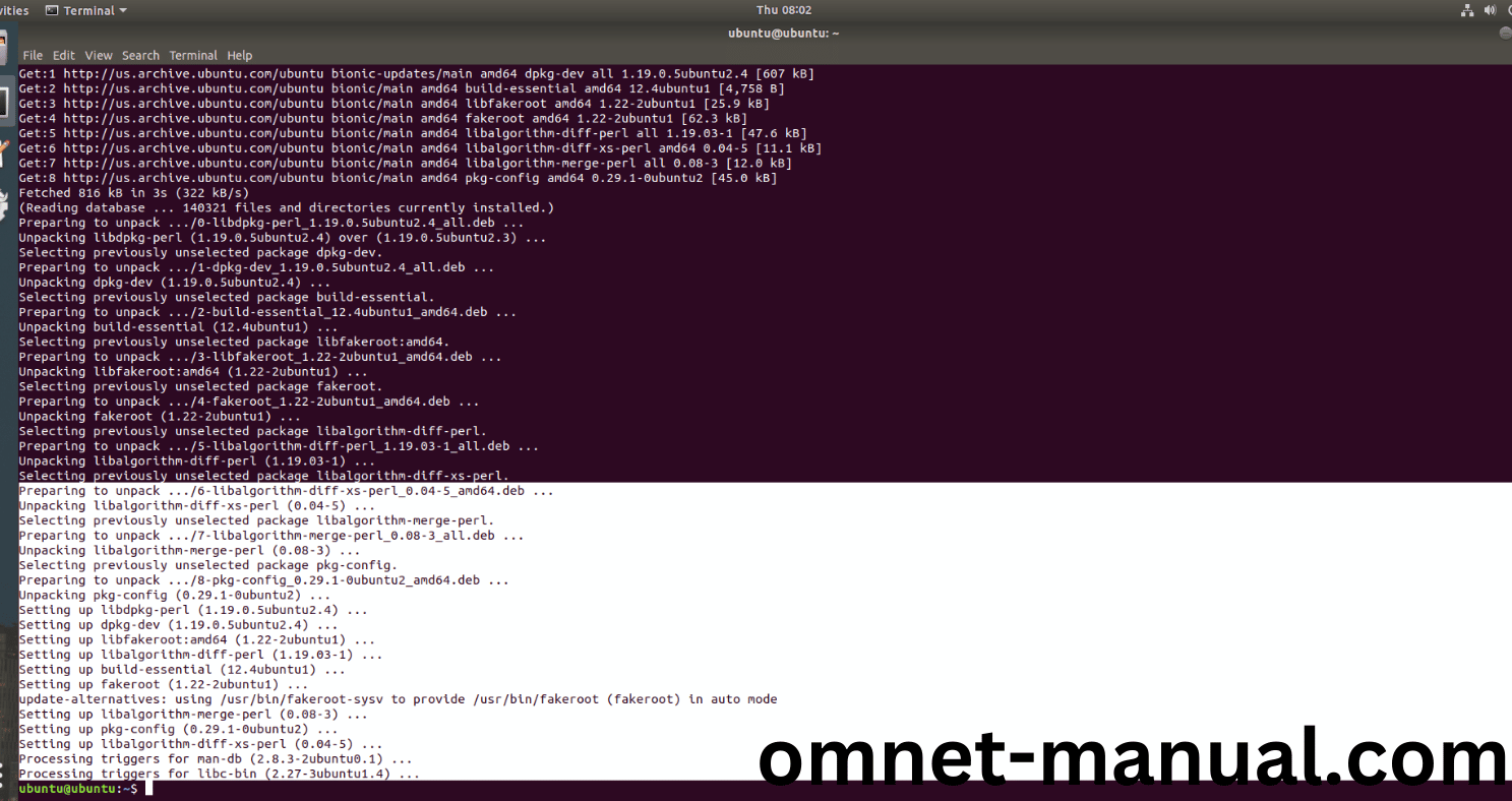 pkg-config Installation Command.png – OMNeT++ Simulator
